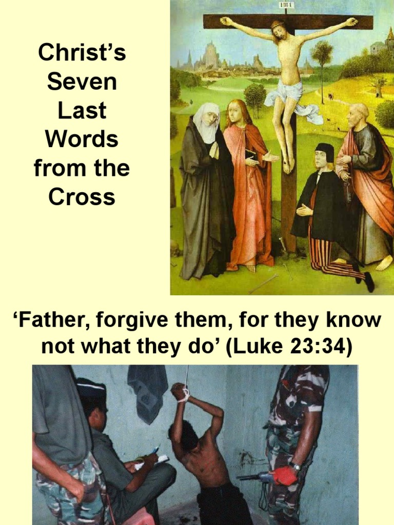 Seven Last Words of Jesus Explained | PDF