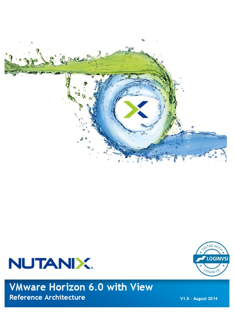 VMware View Nutanix Reference Architecture | PDF | Desktop Virtualization | Scalability