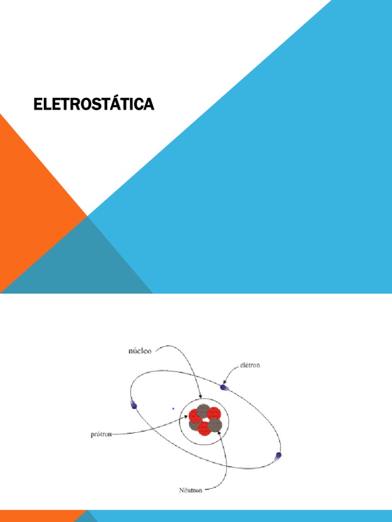 Eletrostática PDF | PDF | Carga elétrica | Eletricidade