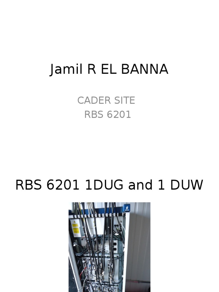 Configration 1 Duw For Rus U900 Site Cad | PDF | Electrical Engineering ...