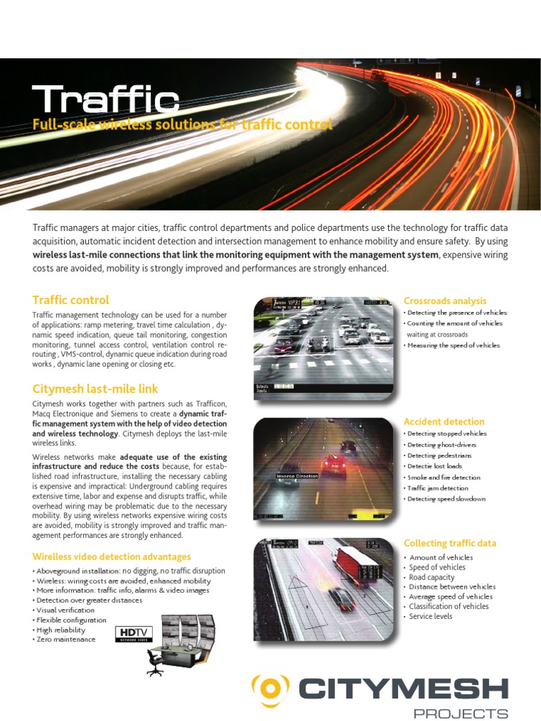 Traffic Brochure en | PDF | Last Mile | Traffic