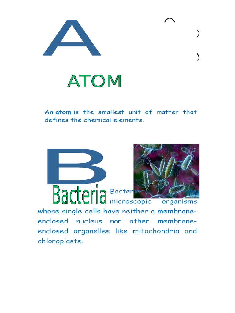 An Atom Is The Smallest Unit of Matter That Defines The Chemical ...