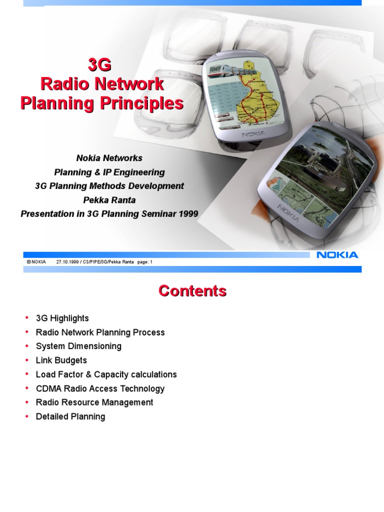 3G RNP Principles Nokia NSN | PDF | Code Division Multiple Access ...