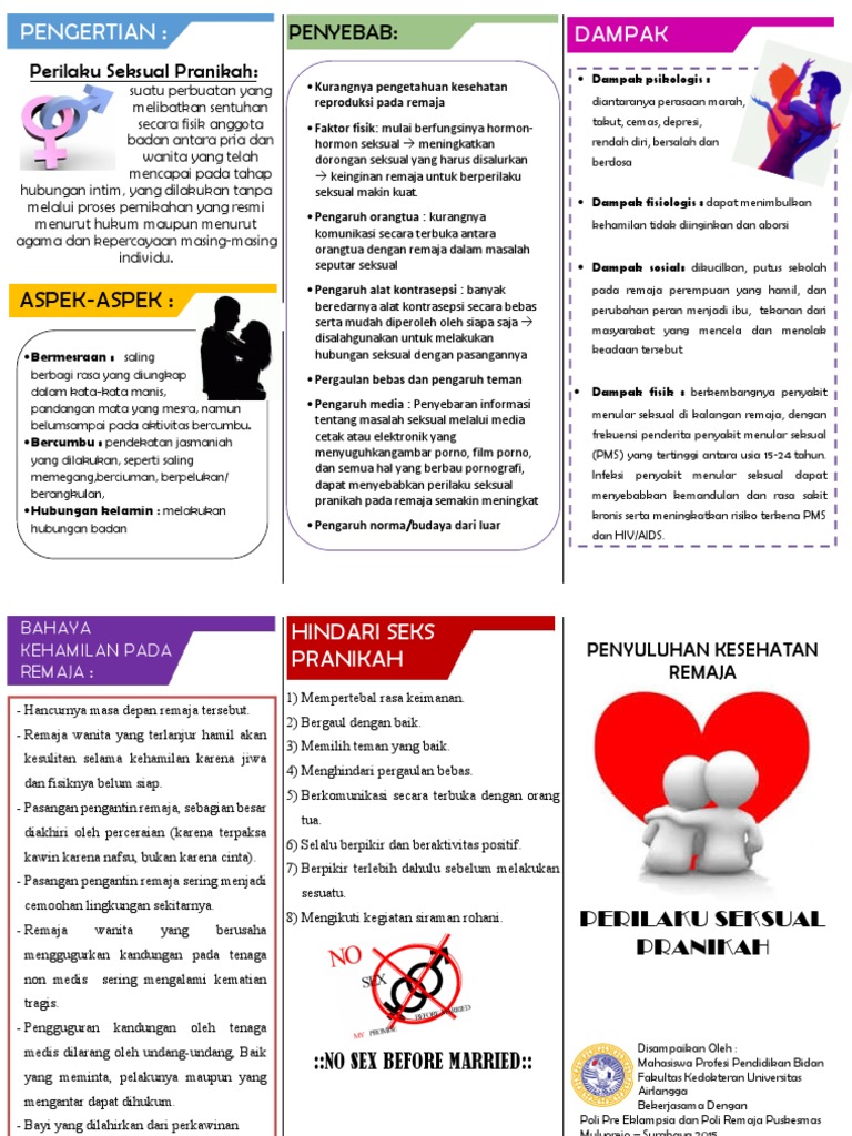 Leaflet Seks Pranikah | PDF