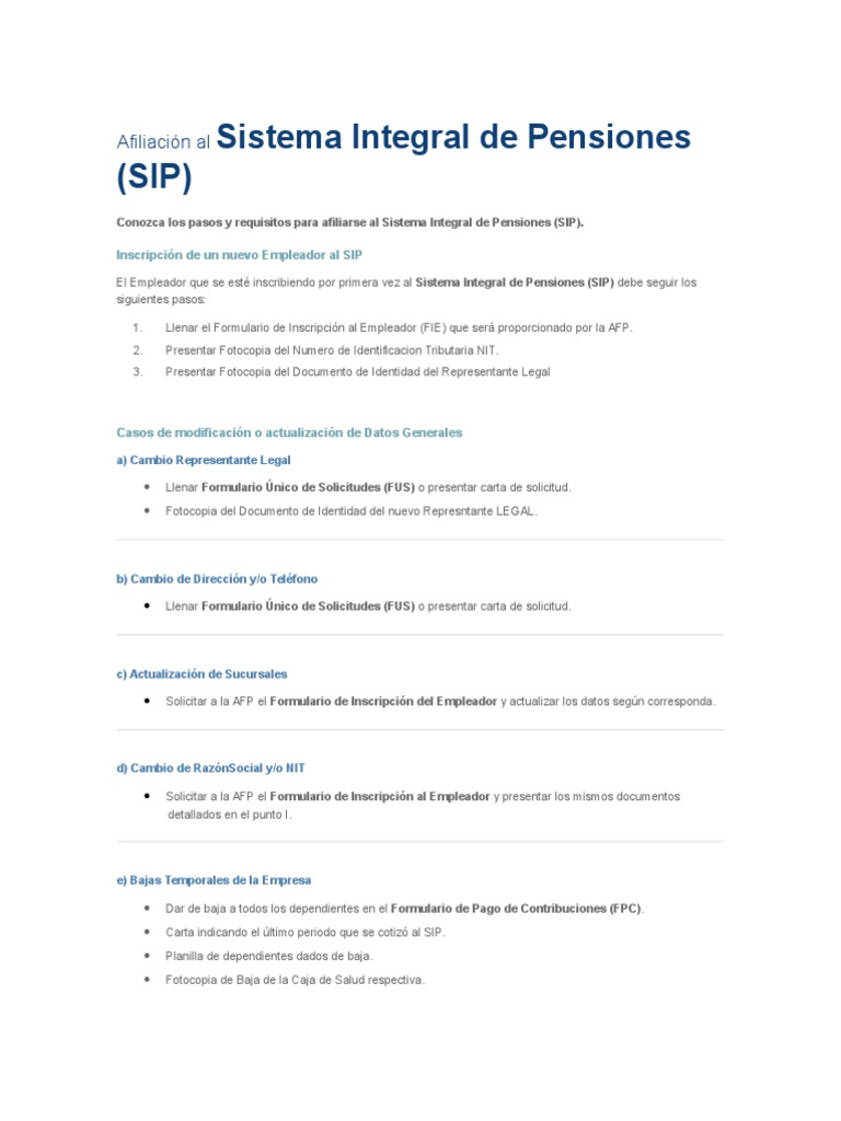 Afiliacion A Afp Prevision | PDF