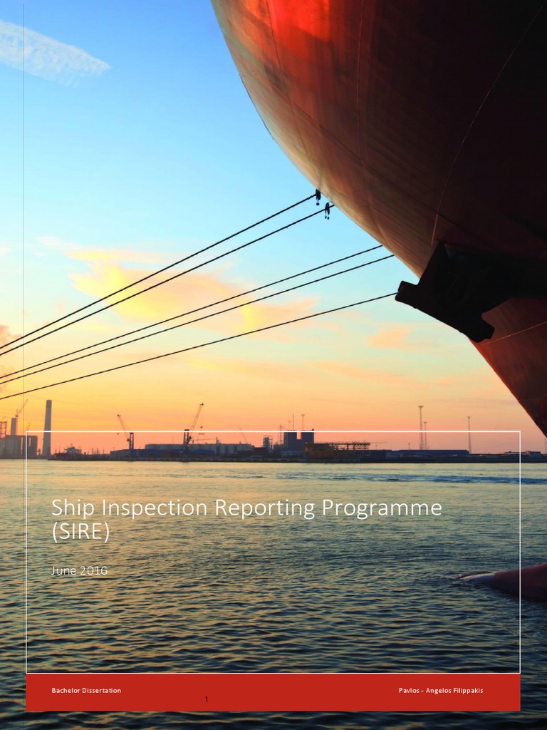 Analysis of the Ship Inspection Reporting Programme (SIRE): A ...