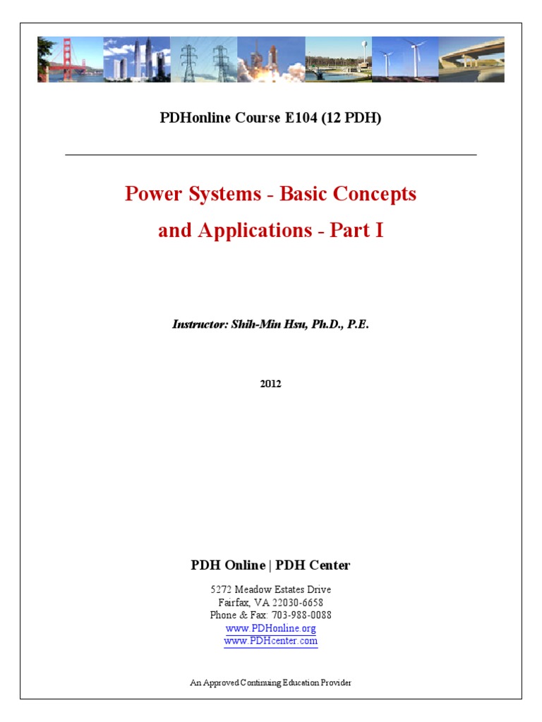 Power Systems - Basic Concepts | PDF | Electric Power Transmission ...