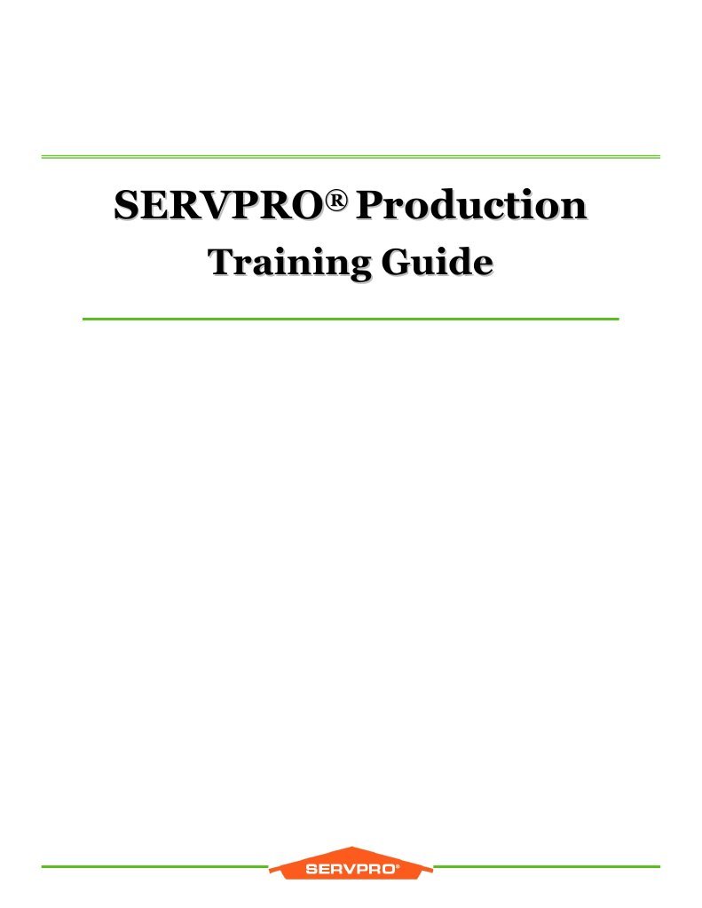 Production Training Guide | PDF | Employment | Personal Protective ...