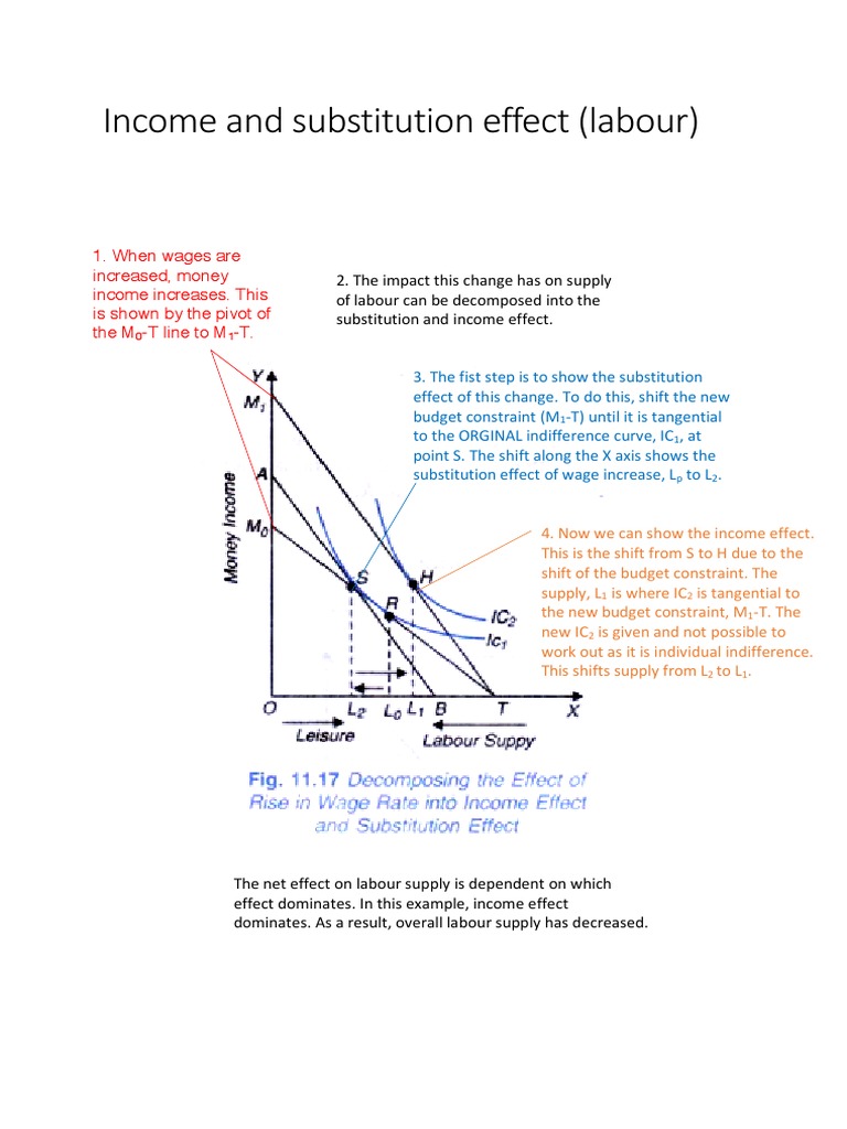 Income vs Substitution Effect in Labor | PDF | Finance & Money ...