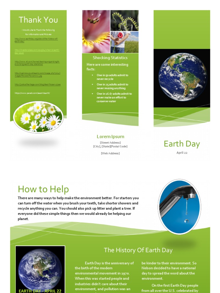 Earth Day History and Statistics | PDF