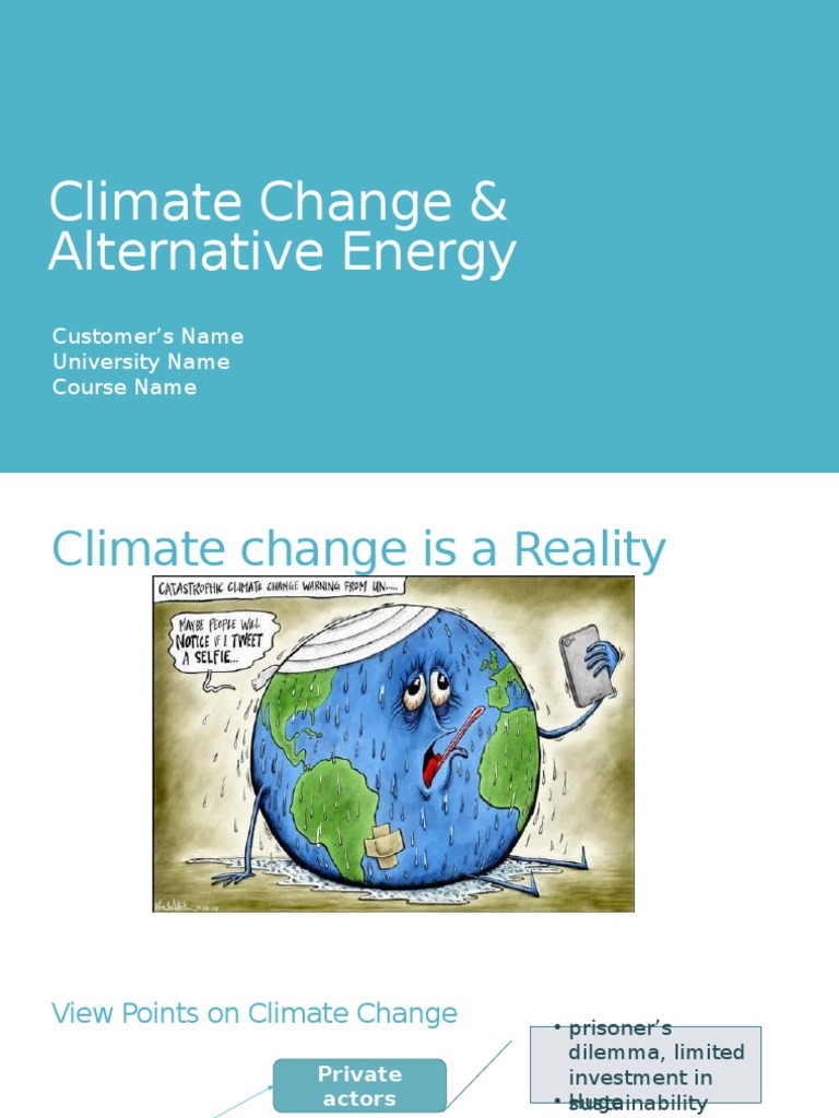 Climate Change and Alternative Energy Solutions | PDF