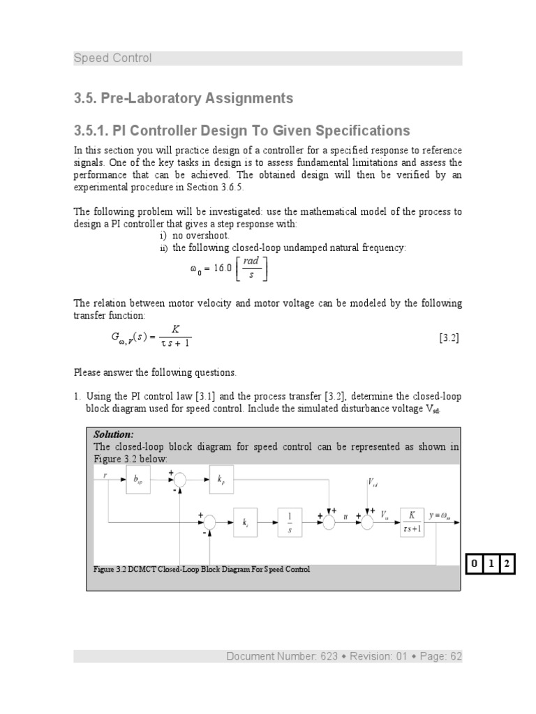 Prelab3 Solution | PDF | Control Theory | Systems Theory