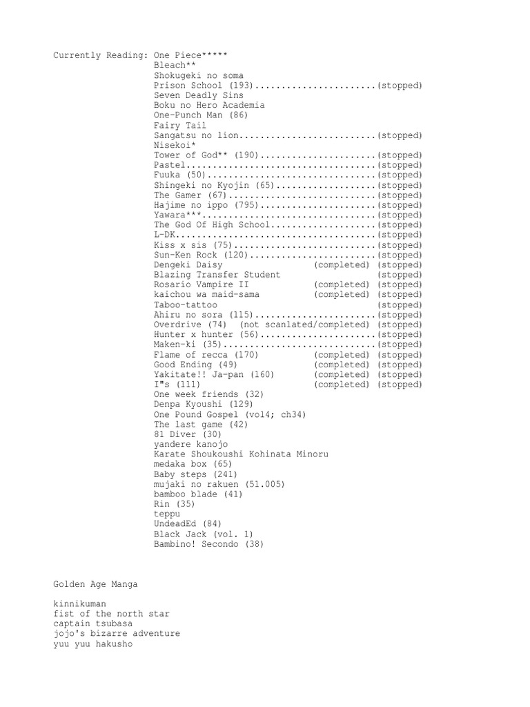 Manga | PDF | Manga | Anime And Manga