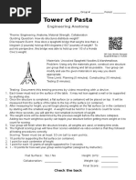 Tallest Paper Tower Challenge Guide | PDF | Tower