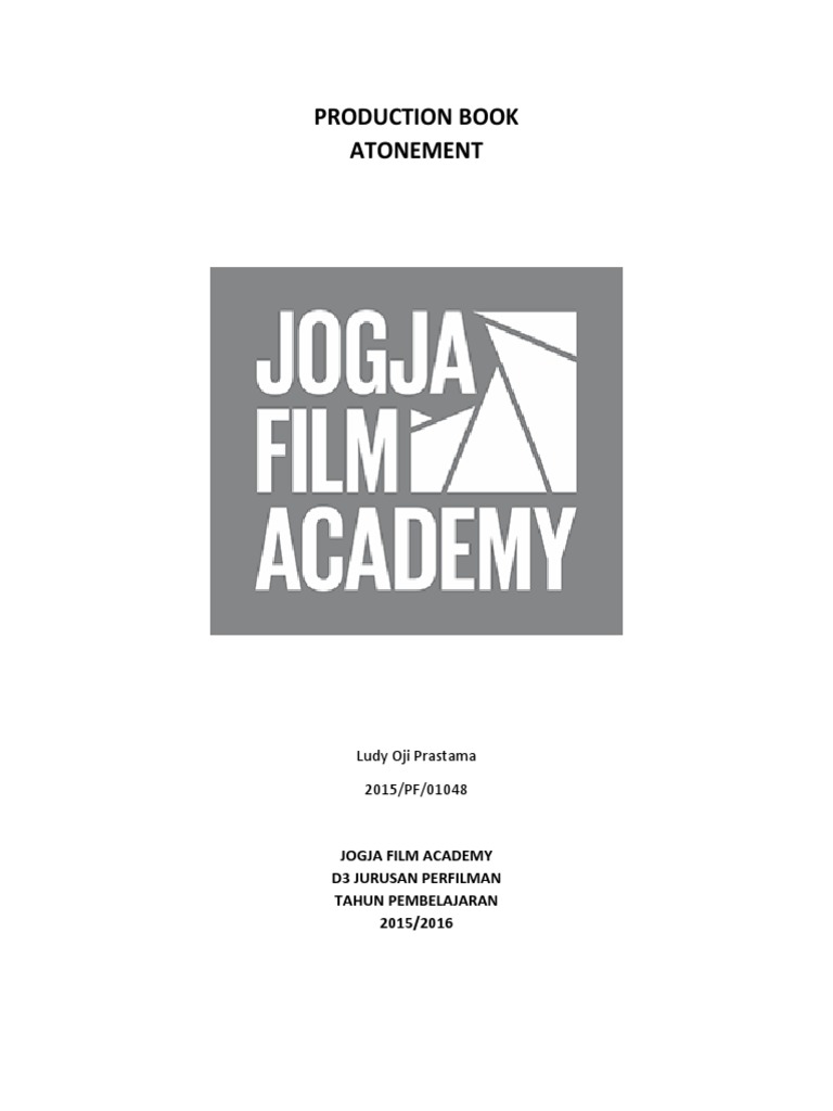 Contoh Production Book | PDF