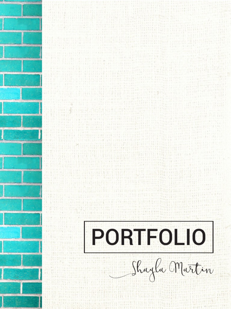 Shayla Martin's Graphic Design Portfolio | PDF | Social Science
