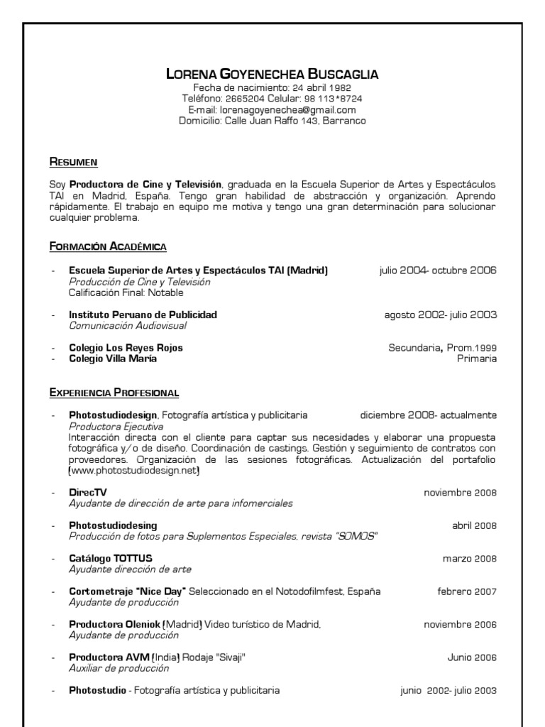 Lorena CV | PDF | Informática | Microsoft