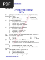 Chemistry MCQ Questions and Answers PDF | PDF | Acid | Mole (Unit)