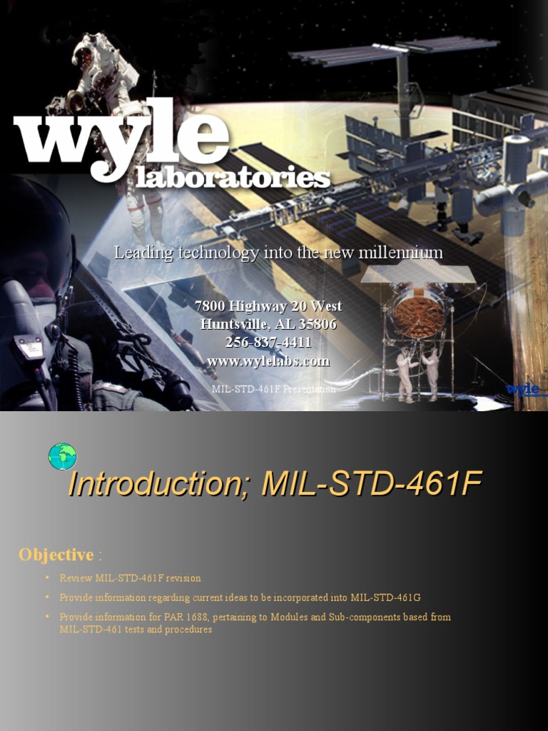 MIL STD 461F Presentation | PDF | Electrostatic Discharge | Antenna (Radio)