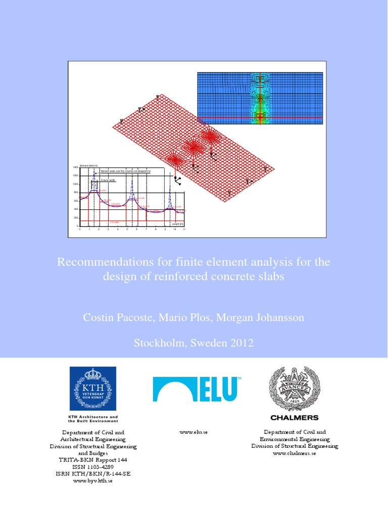 Slabs Design With FEM | PDF