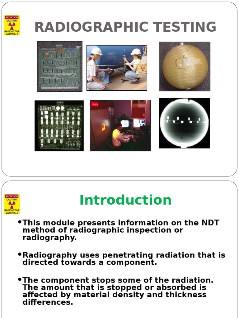 Radiographic Testing | PDF | Radiography | X Ray