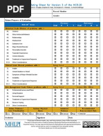 HCR 20 Worksheet | PDF