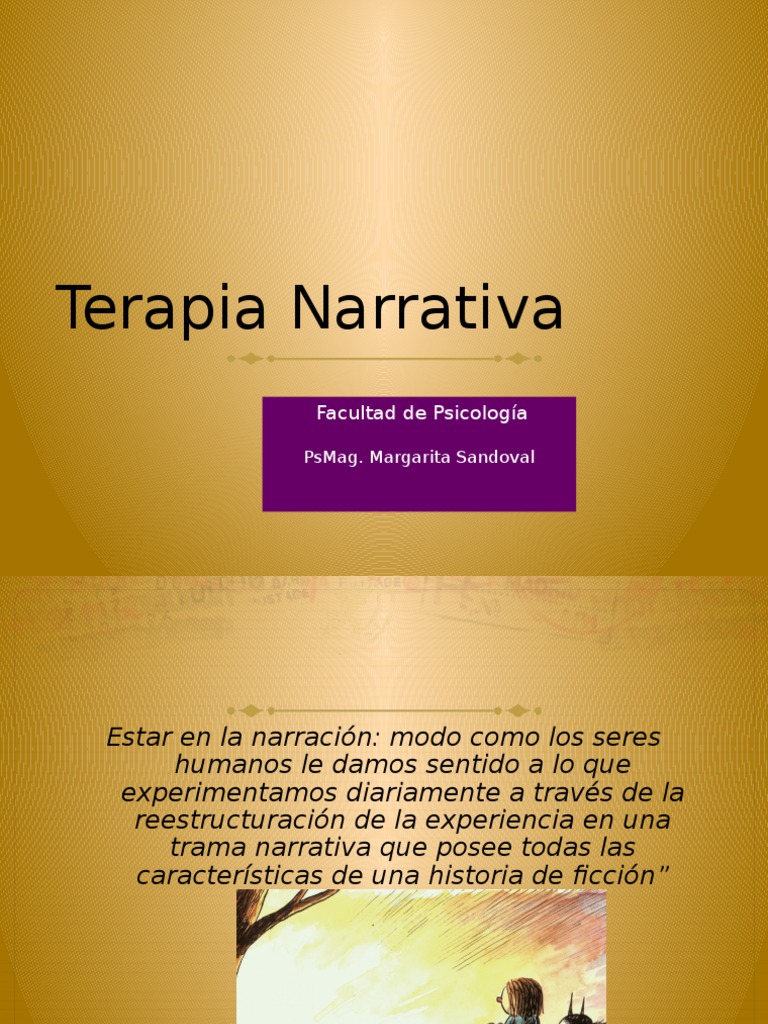 Terapia Narrativa | PDF | Cognición | Sicología