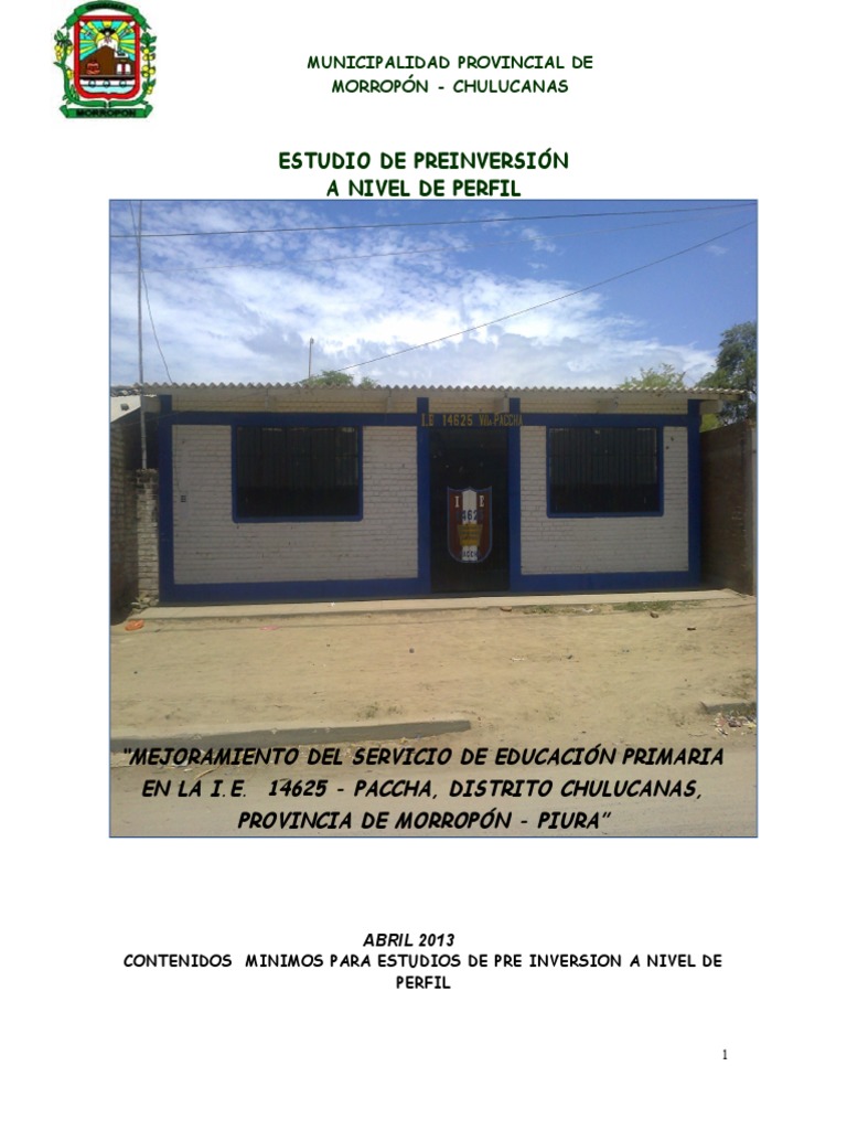 Perfil IE 14625 PACCHA Ultimo | PDF