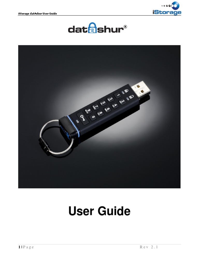 IStorage Datashur User Guide - V2.1 | PDF | Personal Identification ...