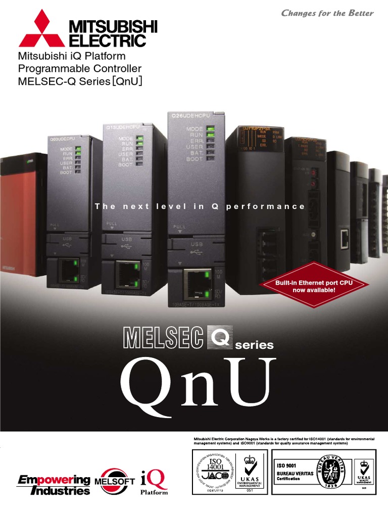 Mitsubishi Programmable Controllers MELSEC-Q Series (QnU) PDF | PDF | Computer Data Storage ...