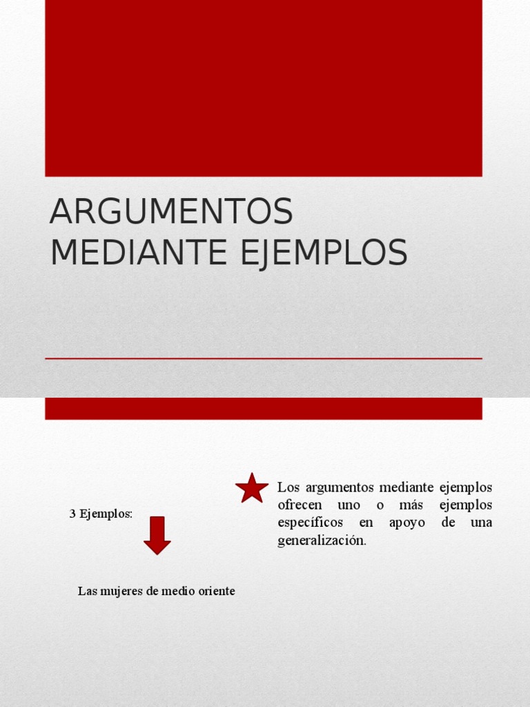 Argumentos Mediante Ejemplos | PDF | Argumento | Ciencia cognitiva