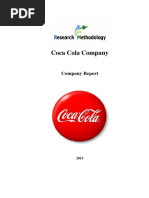Case Study of Coca-Cola Company | PDF | Coca Cola | The Coca Cola Company