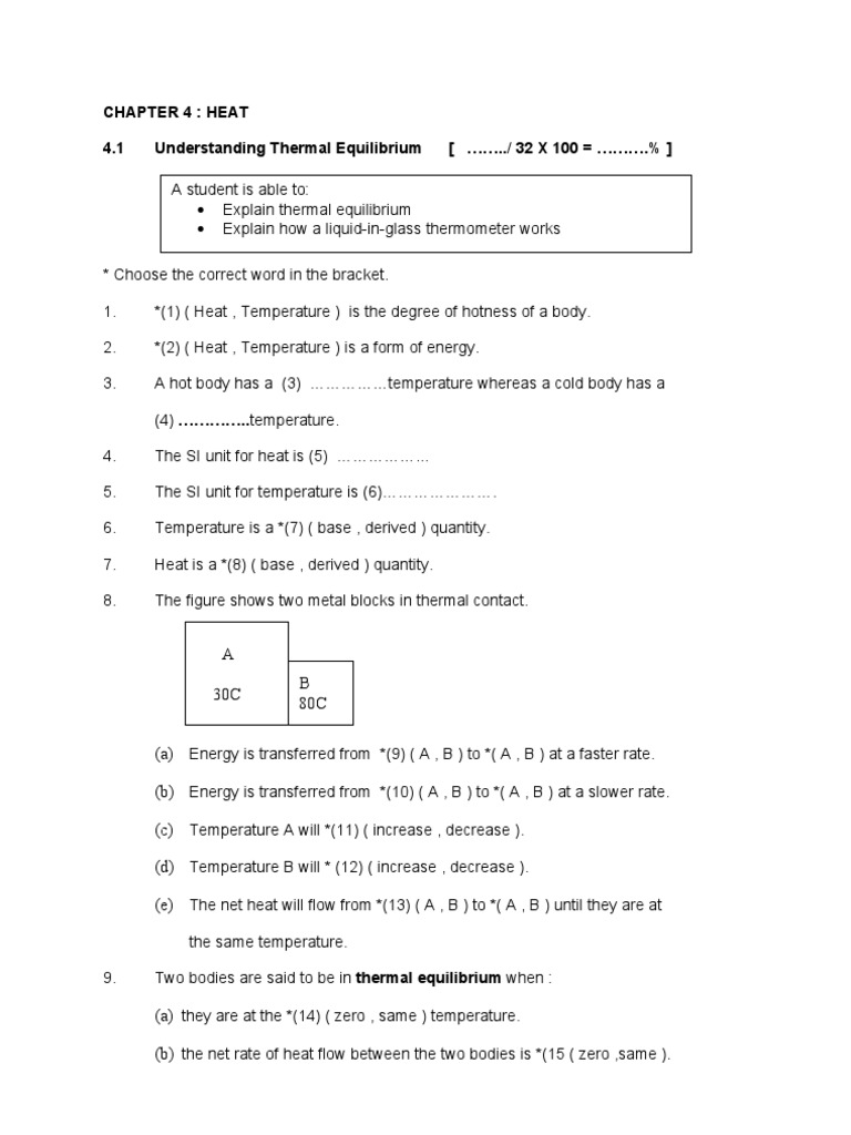 Physics Module F4 (Heat) | Download Free PDF | Latent Heat | Heat