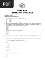 Contoh Soal KSM MTK 2024 | PDF