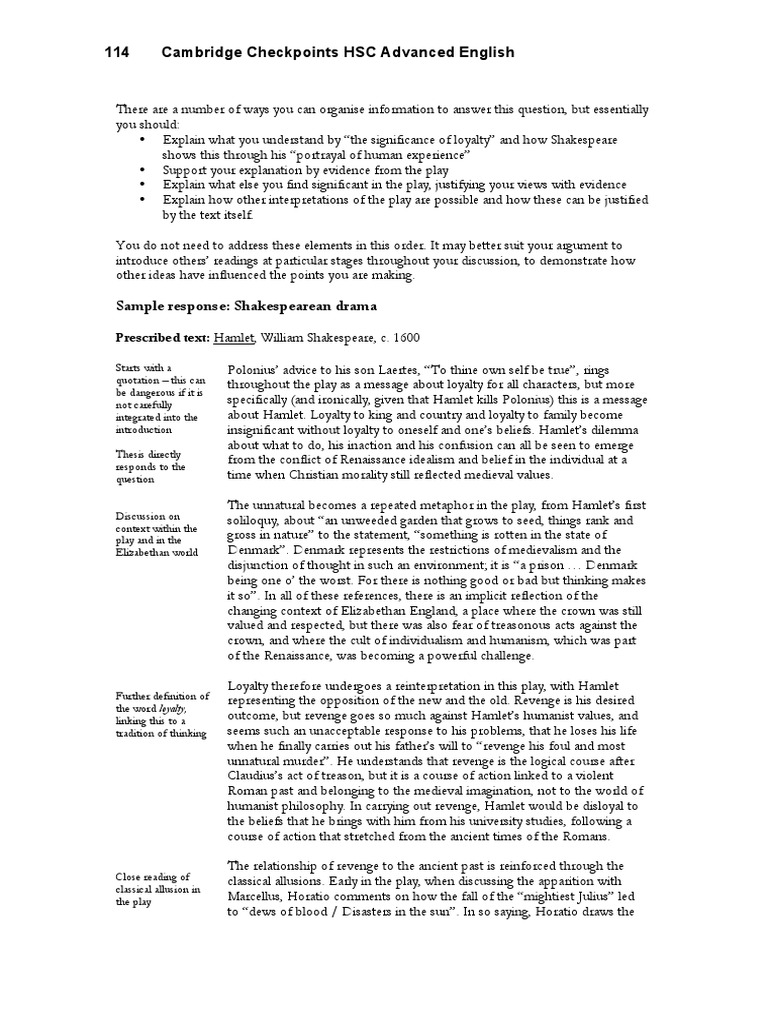 Analyzing Loyalty in Shakespeare's Hamlet | PDF | Hamlet | Science