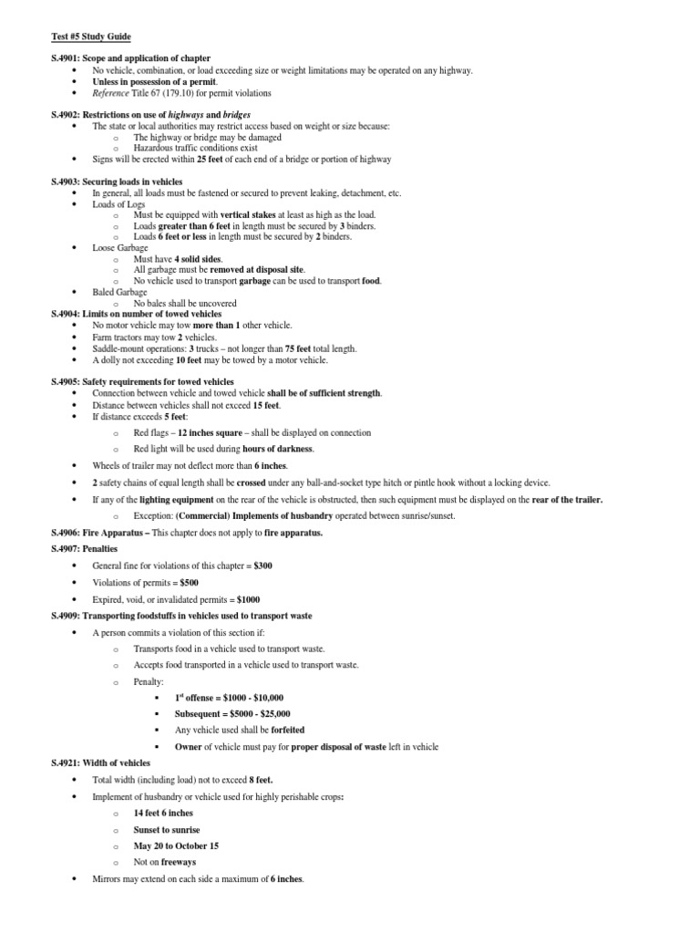 Reference Title 67 (179.10) for permit violations