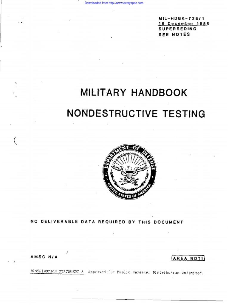 NDT Handbook | PDF