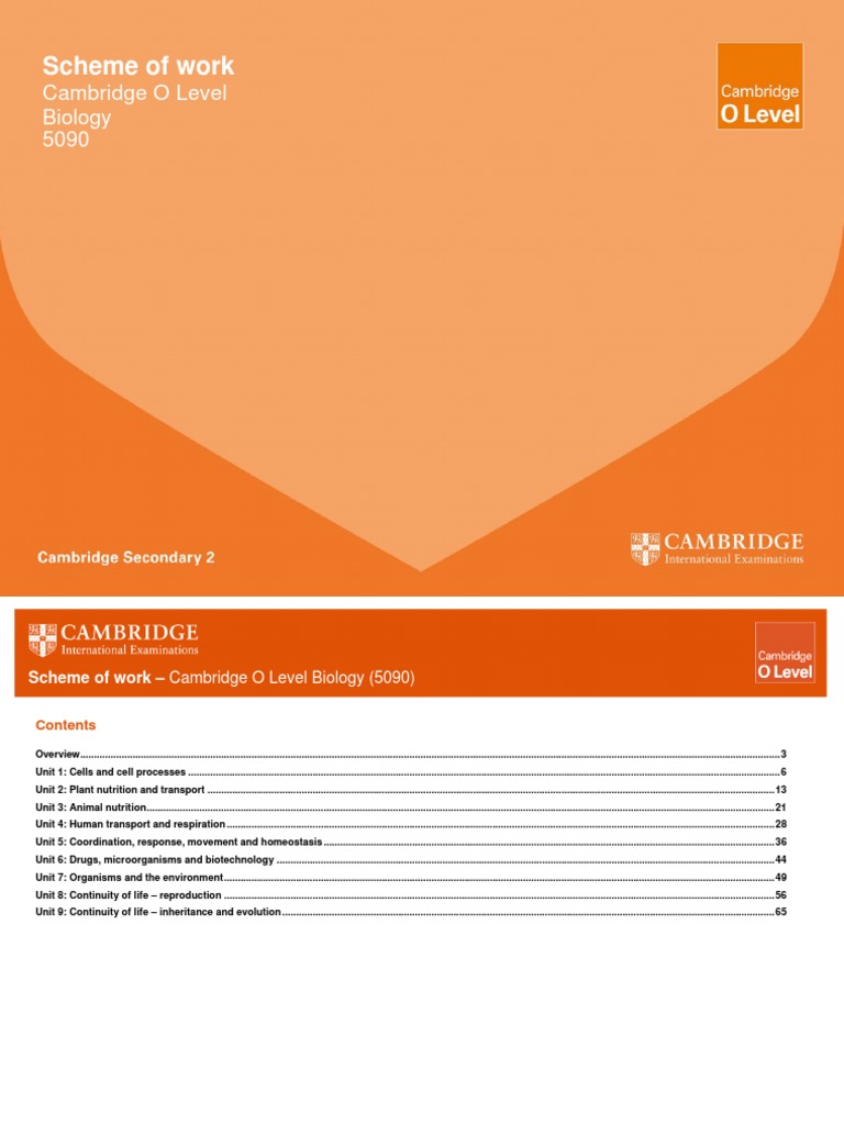 5090 Cambridge Biology Pdf: 5090 Biology Past Papers – WHKRQ