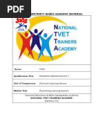 Trainers Methodology II Develop Training Curriculum | PDF | Curriculum ...