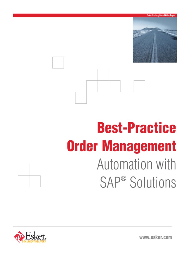 Best Practice Order Management Automation With SAP | PDF | Business ...