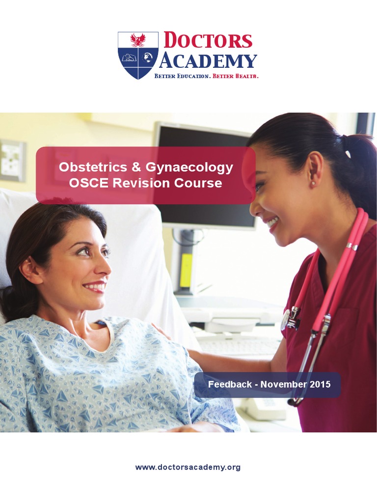 Obs Revision Course | PDF | Gynaecology | Medical School