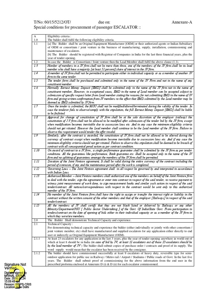 Annex Ure 5212 | PDF | Joint Venture | Guarantee