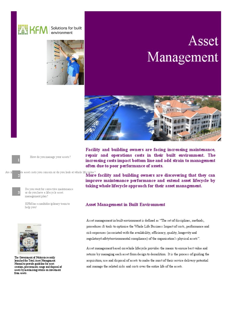 Asset Management 2 1 | PDF | Life Cycle Assessment | Asset Management