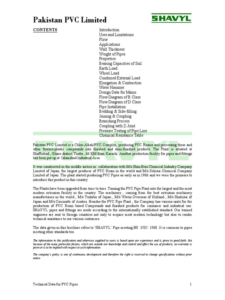 Rigid PVC Pipes | PDF | Pipe (Fluid Conveyance) | Polyvinyl Chloride