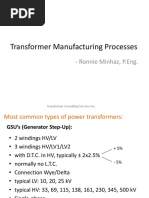 Distribution Transformer Manufacturing Process Manual | PDF ...