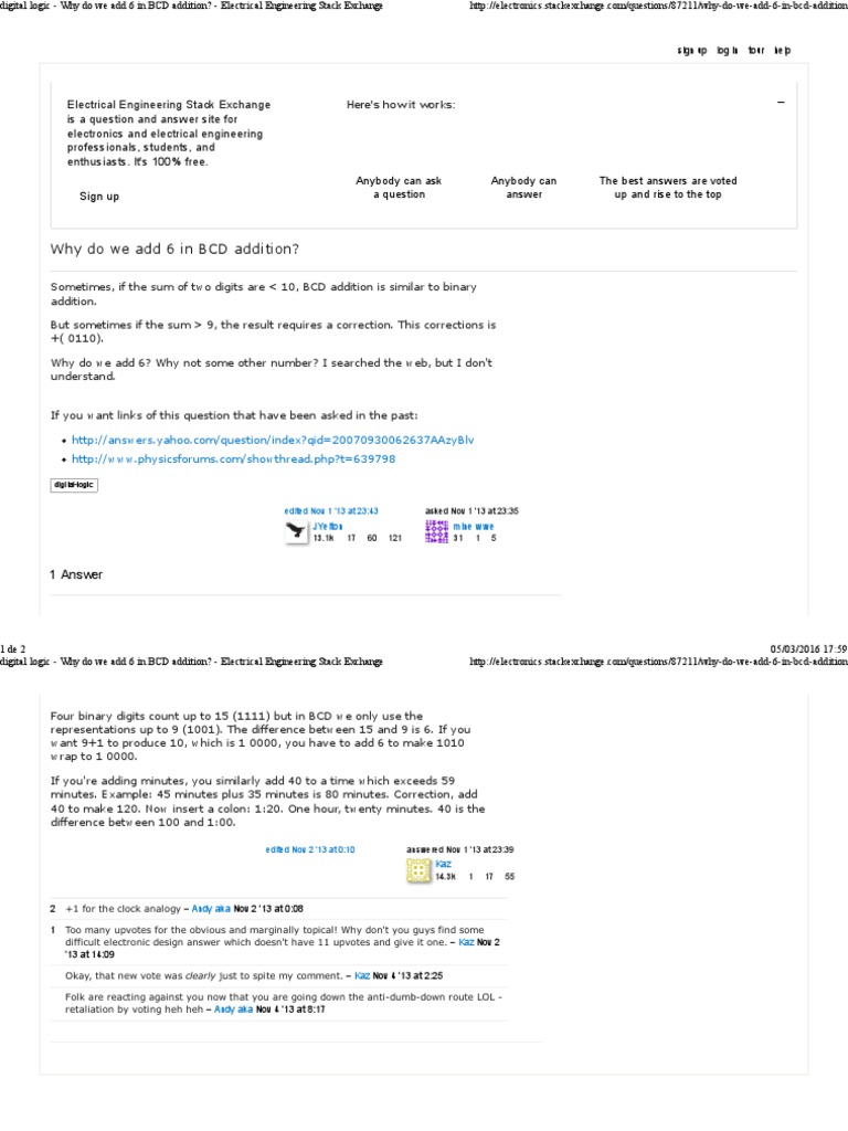 Understanding BCD Addition and Correction | PDF | Teaching Methods ...