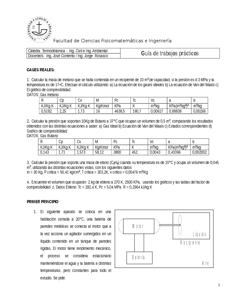 Guía de Trabajos Prácticos UCA 2011 | PDF | Humedad | Refrigeración