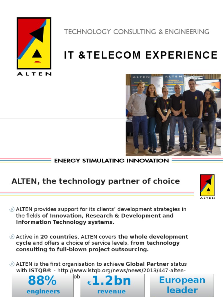 Alten | PDF | Microsoft Sql Server | Software Engineering