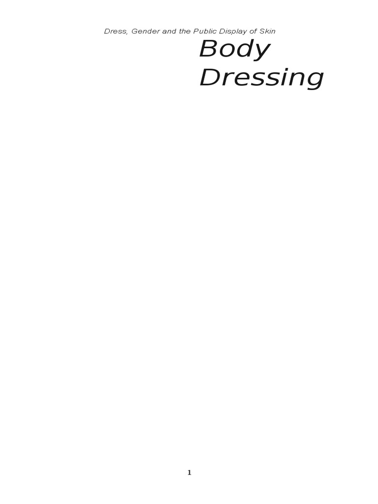 Body Dressing | PDF | Clothing | Fashion