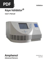Kaye Validator 2000 User Manual | PDF